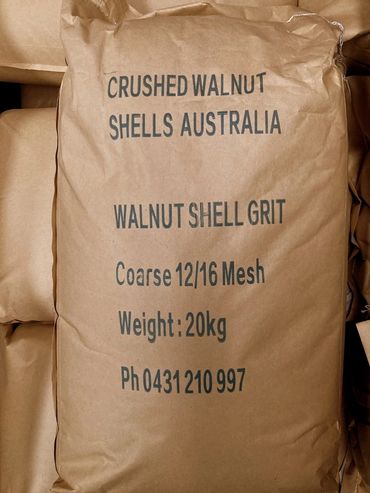 CRUSHED WALNUT SHELLS AUSTRALIA